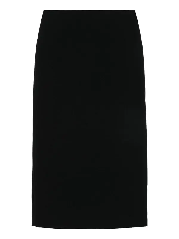 Theory Crepe Pencil Skirt - Black