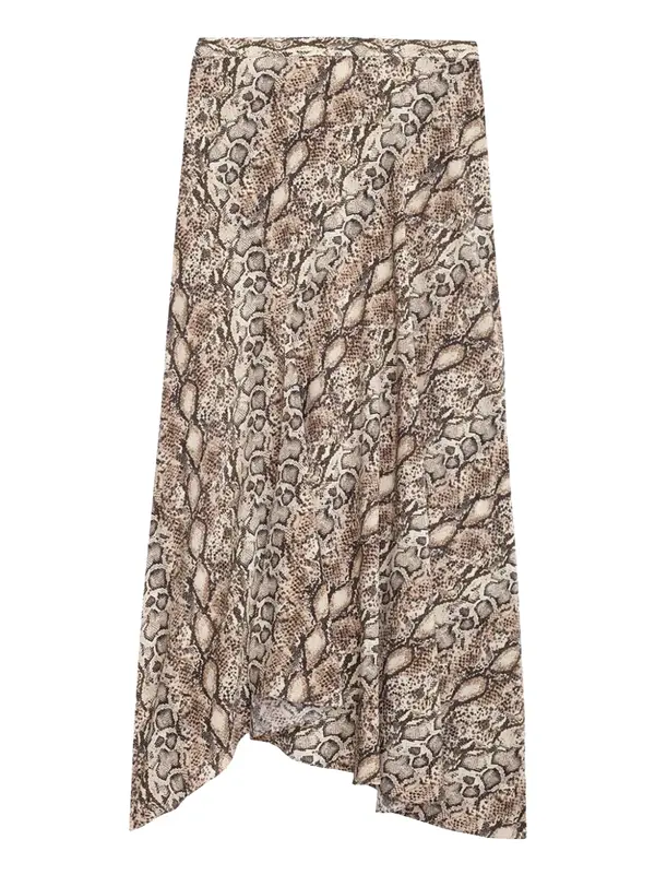Isabel Marant Sakura Printed Skirt - Neutrals