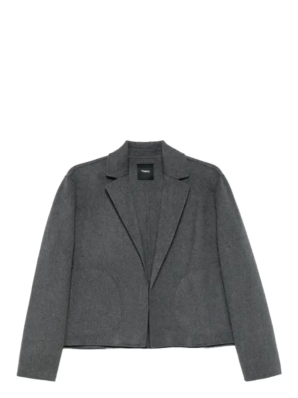 Theory Cropped Jacket - Grey