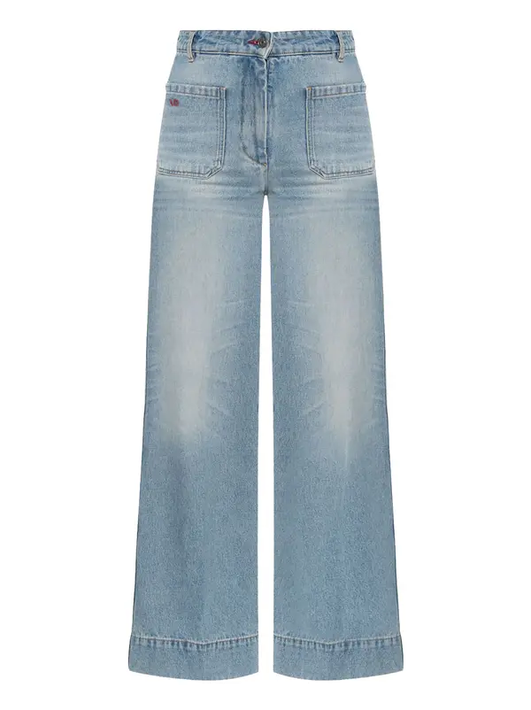 Victoria Beckham Alina Jeans - Blue