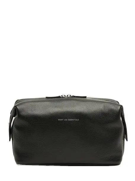 WANT Les Essentiels Kenyatta Toiletry Bag - Dark Brown