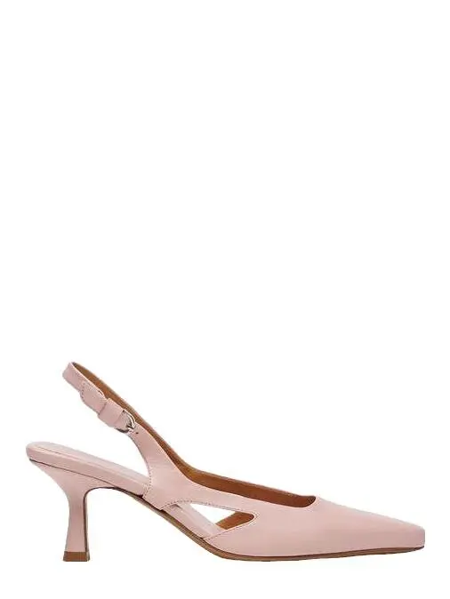 WANT Les Essentiels Holton Leather Slingback Heels - Blush