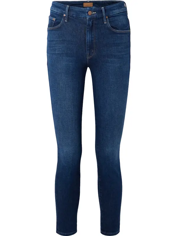 MOTHER Looker High-rise Skinny Jeans - Blue
