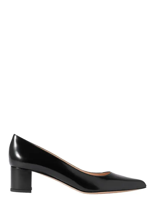 GIANVITO ROSSI Tokio 50 Leather Pumps - Black