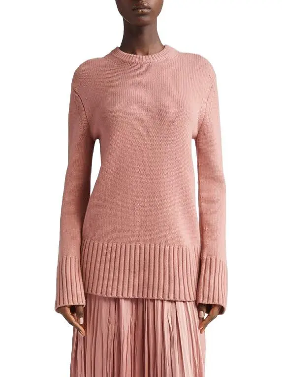 Michael Kors Oversized Cashmere Tunic Sweater - Rosette