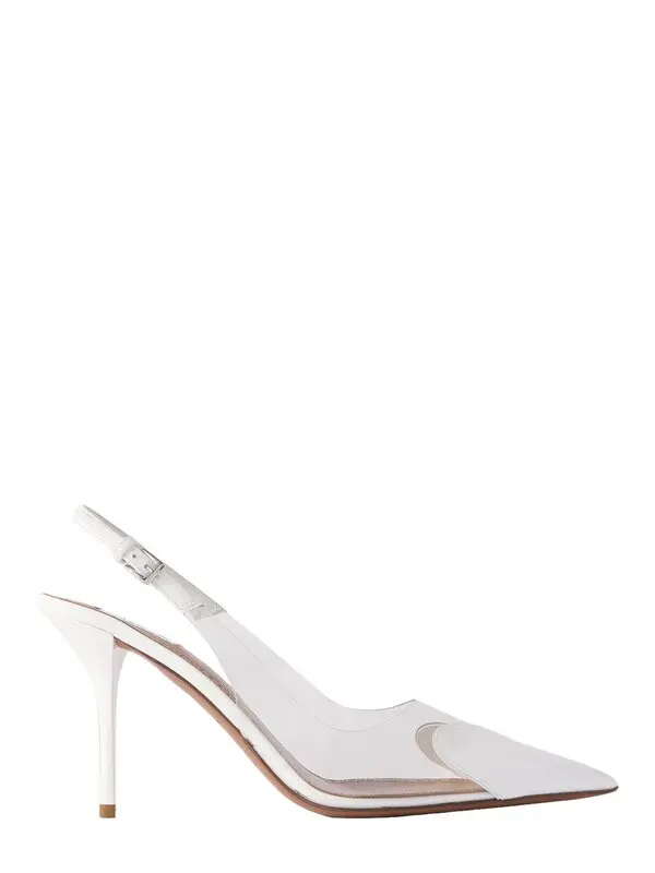 Alaïa Le Caur Slingback Pumps - White