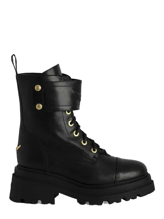Zadig&Voltaire Joe Ranger Boots - Gold