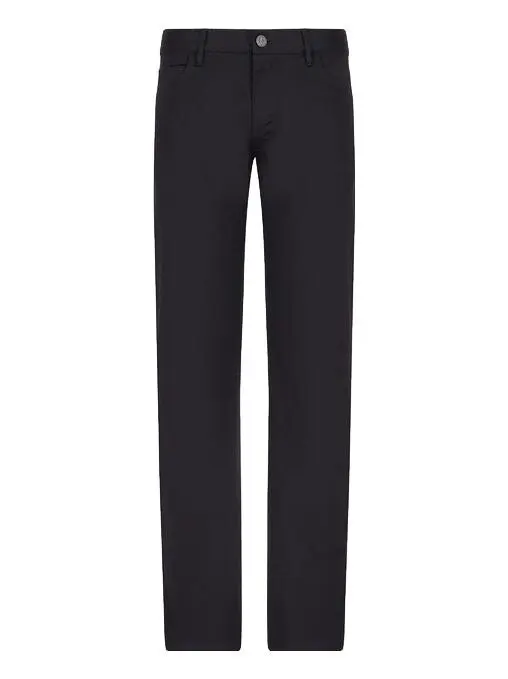 Giorgio Armani Regular-fit Five-pocket Trousers - Natural