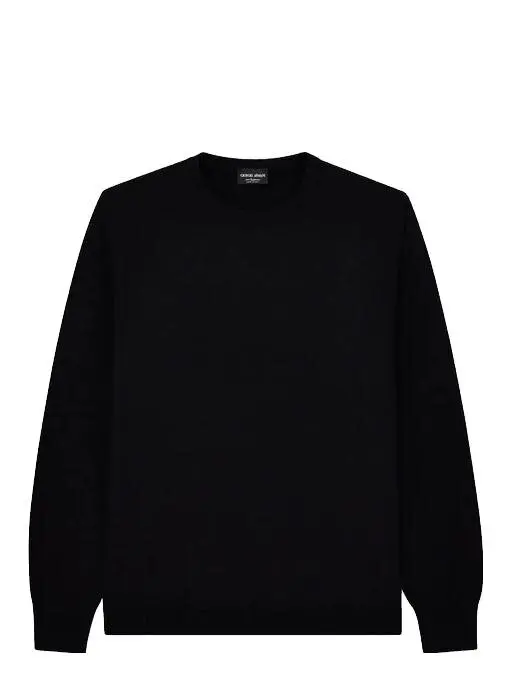Giorgio Armani Cashmere Crew-neck Jumper - Black