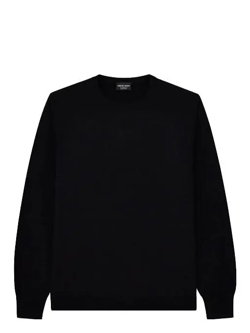 Giorgio Armani Cashmere Crew-neck Jumper - Black