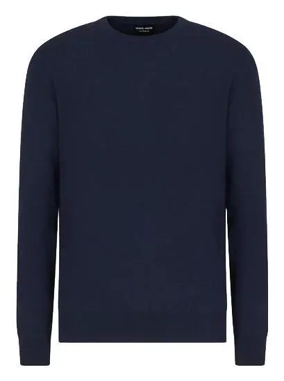 Giorgio Armani Cashmere Crew-neck Jumper - Blue