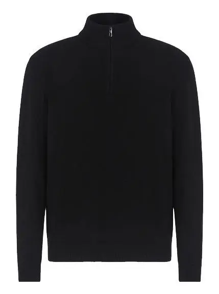 Giorgio Armani Cashmere Mock-neck Jumper - Black