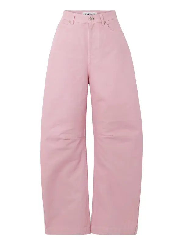 Loewe Low-rise Barrel-leg Jeans - Pink