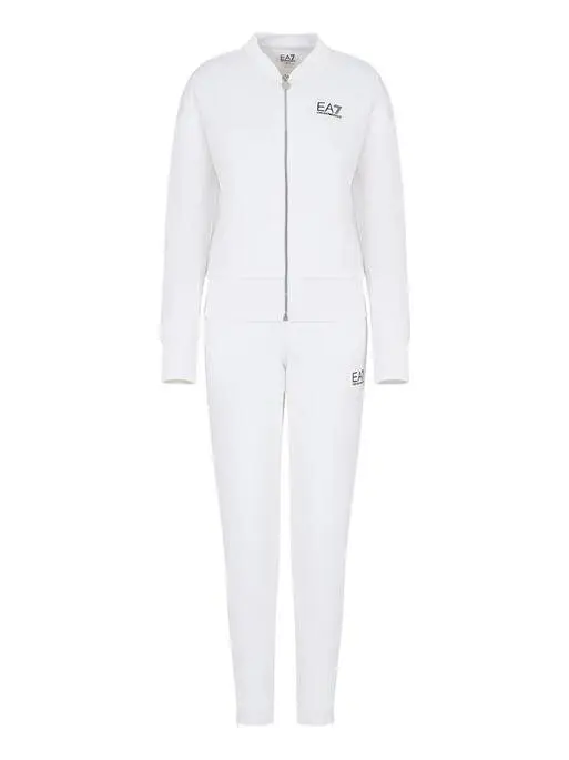 EA7 Tennis Pro Tracksuit In Ventus7 Technical Fabric - White