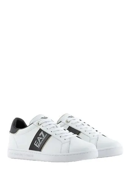 EA7 Classic Leather Sneakers - Natural
