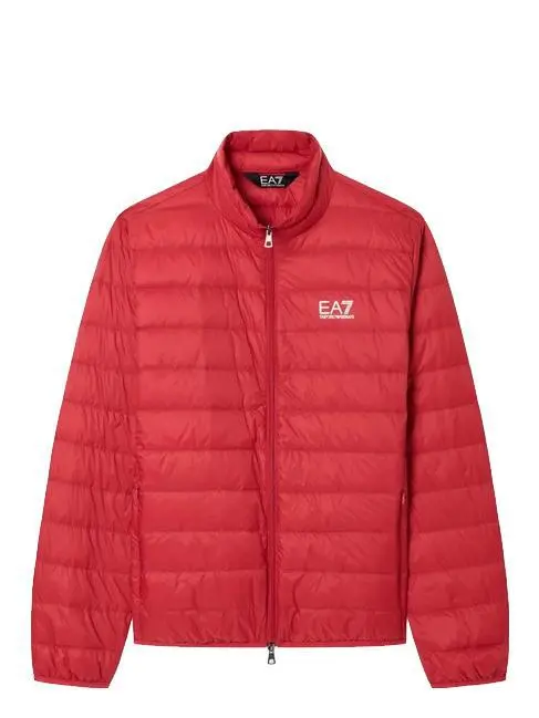EA7 Core Identity Packable Down Jacket - Red