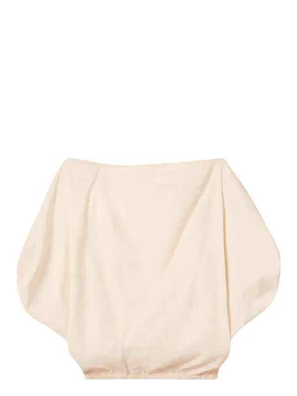 Khaite Niles Cropped Top - Ecru