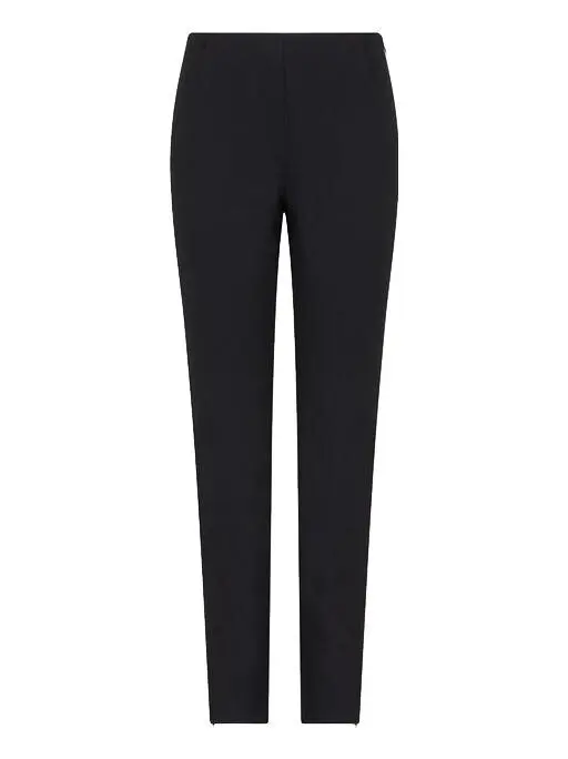 Giorgio Armani Wool Crepe Trousers - Blue / Navy