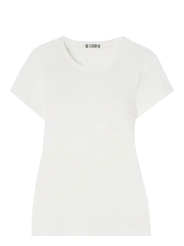 Eterne Short Sleeve Baby Tee - Ivory