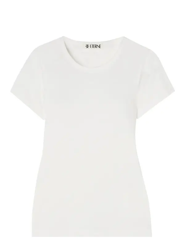 Eterne Short Sleeve Baby Tee - Neutrals