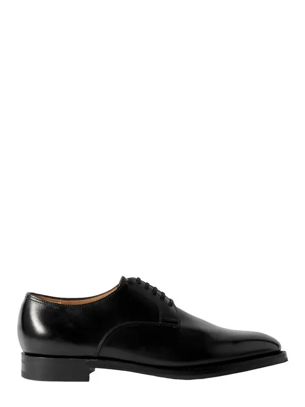 John Lobb Tenby Leather Derby Shoes - Black