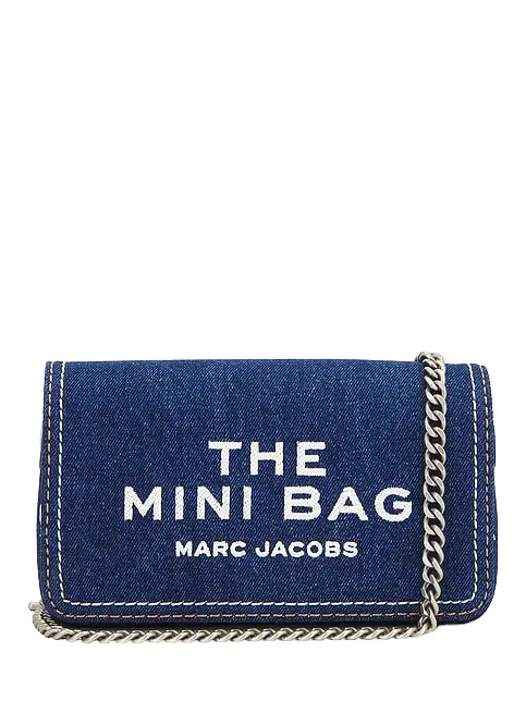 Marc Jacobs Denim Chain Mini Bag - Dark Wash