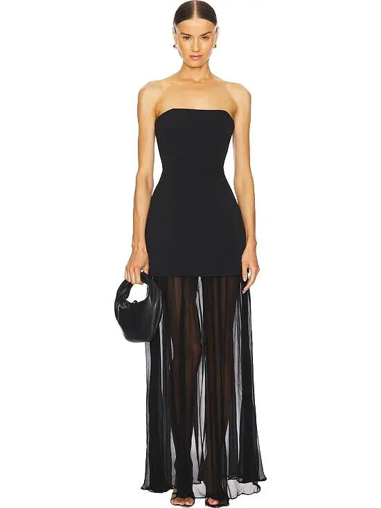 L'academie Amiens Gown - Black