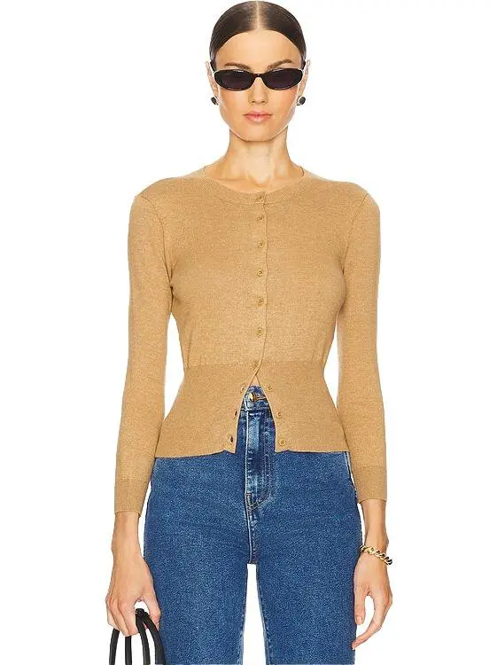 L'academie Maradona Knit Cardigan - Beige