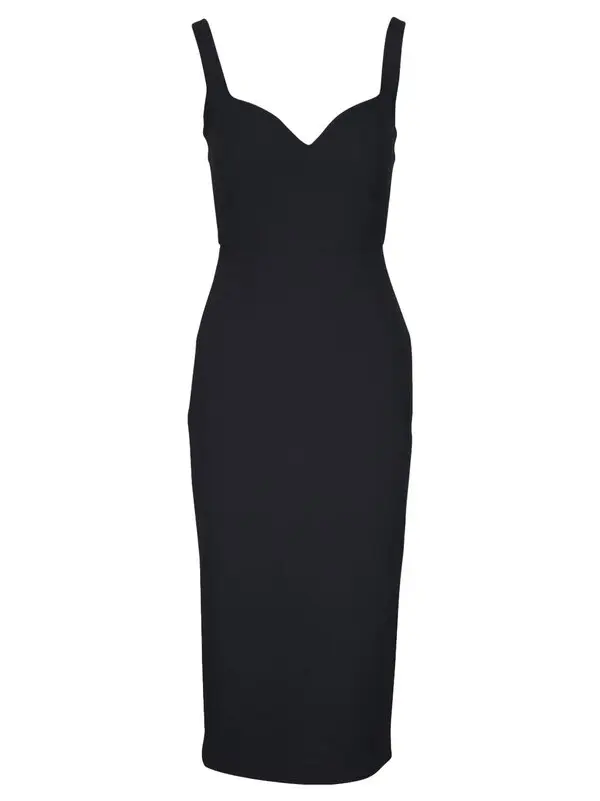 Veronica Beard Sleeveless Midi Dress - Black