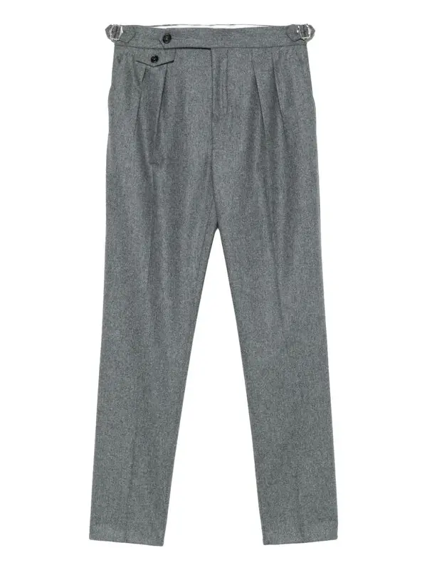 Brunello Cucinelli Flannel Trousers - Grey