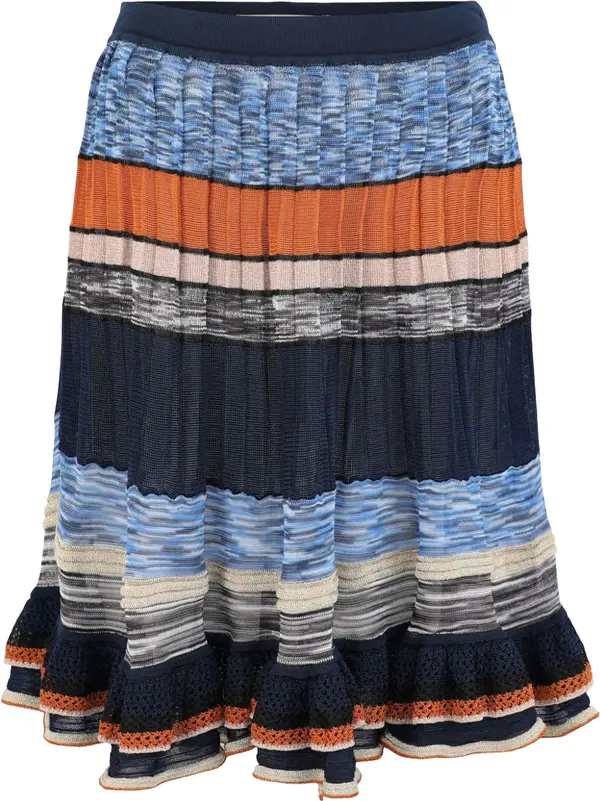 Ulla Johnson Eios Midi Skirt - Blue