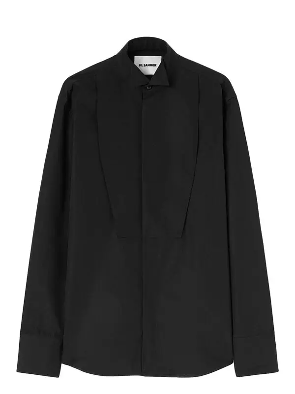 JIL SANDER Cotton Shirt - Black