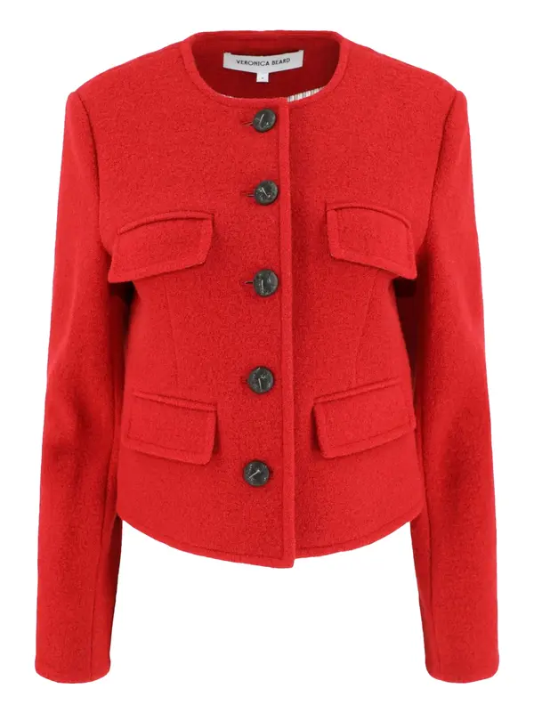 Veronica Beard Leslie Jacket - Red