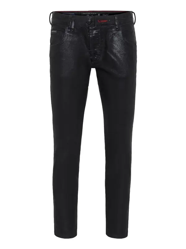Philipp Plein Skull Mid-rise Skinny Jeans - Black