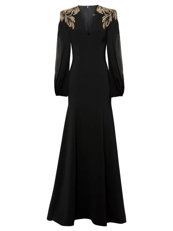 Jenny Packham Mercury Maxi Dress - Black