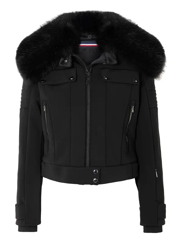 Fusalp Maeli Faux Fur-trimmed Hooded Ski Jacket - Black