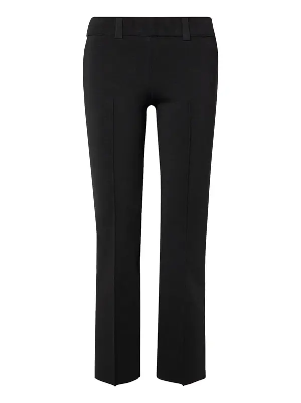 HIGH SPORT Nsfw Jules Checked Jacquard-knit Slim-leg Pants - Black
