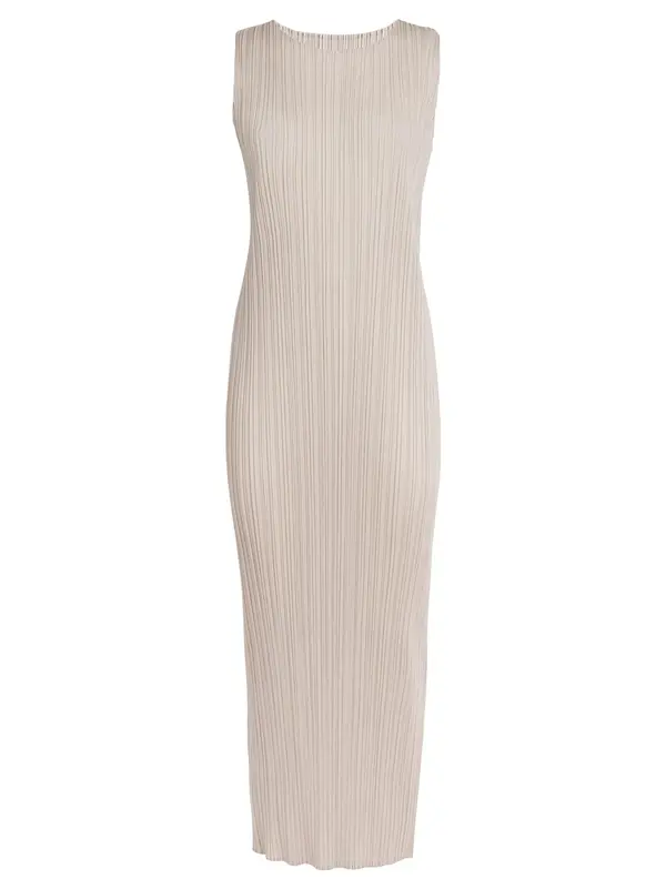 Issey Miyake Maxi Dress - Beige