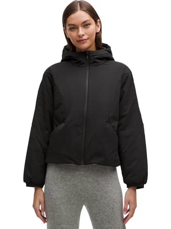 Lululemon Water-resistant Insulated Hooded Jacket - Black