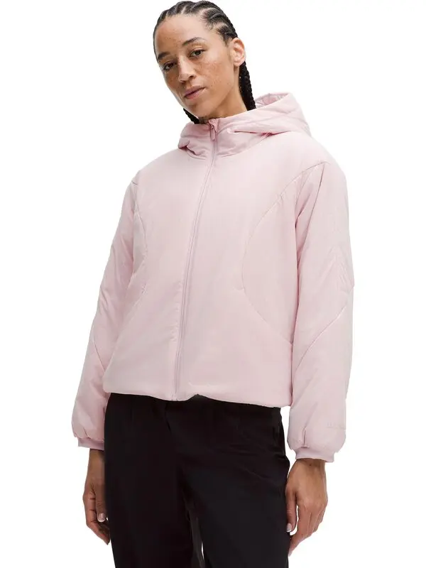 Lululemon Water-resistant Insulated Hooded Jacket - Porcelain Pink