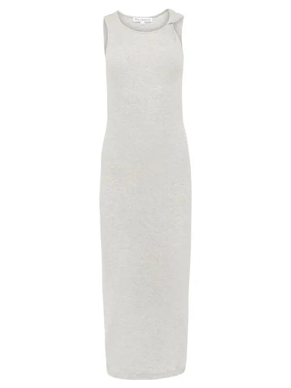 JW Anderson Organic Cotton Midi Dress - Grey