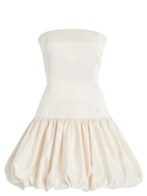 MARLIES GRACE Grace Satin Dress - White