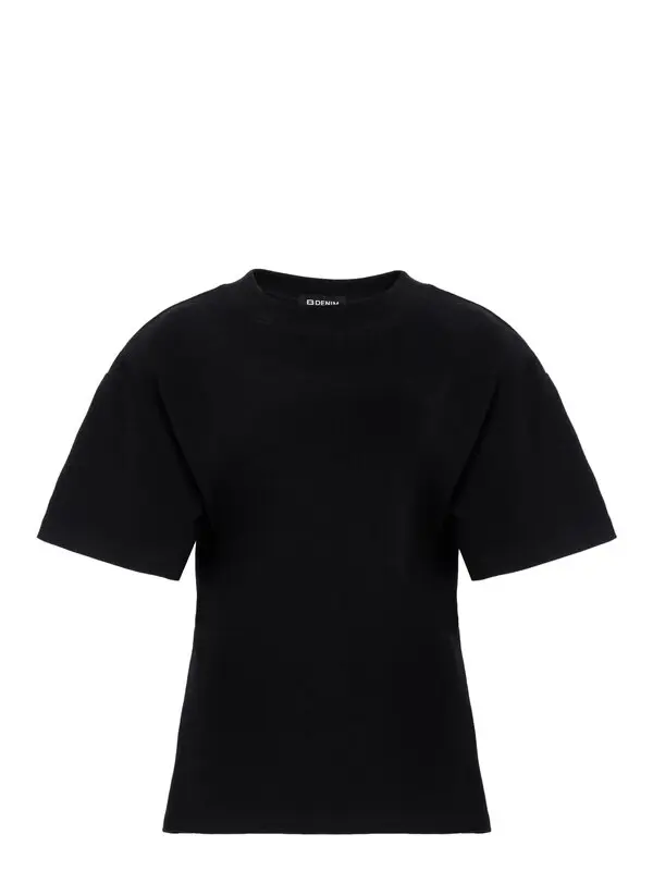 EB DENIM Eero Cotton T-shirt - Black