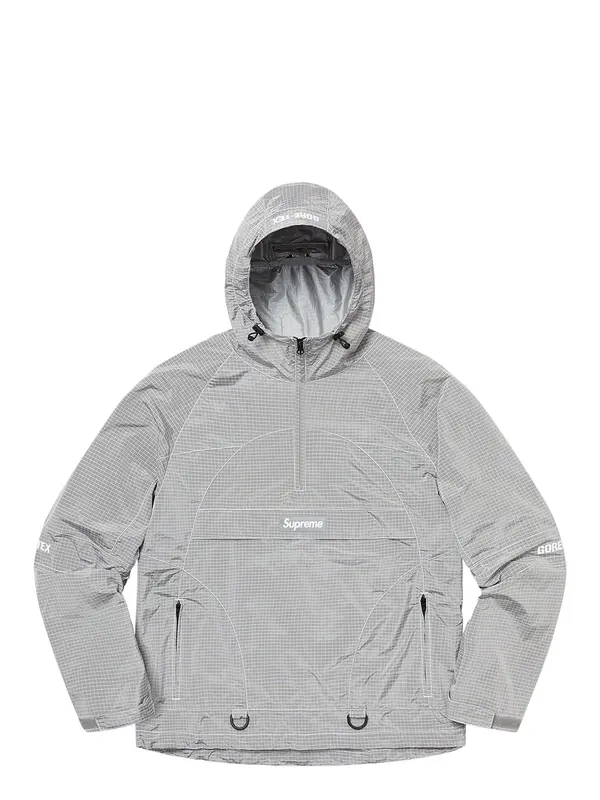 Supreme Gore-tex Contrast Stitch Anorak - Silver