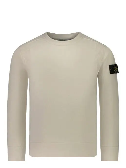 Stone Island Knitted Crewneck Sweatshirt - Beige