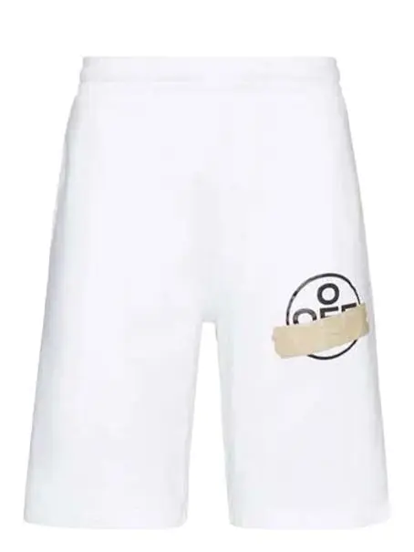 Off-White Off Tape Arrows Sweatshorts - White/beige