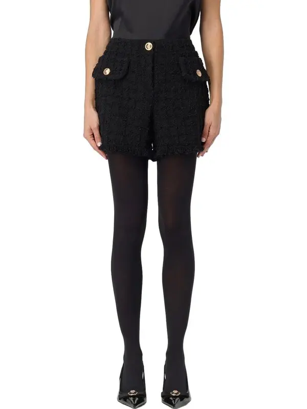 Versace Textured Shorts - Black