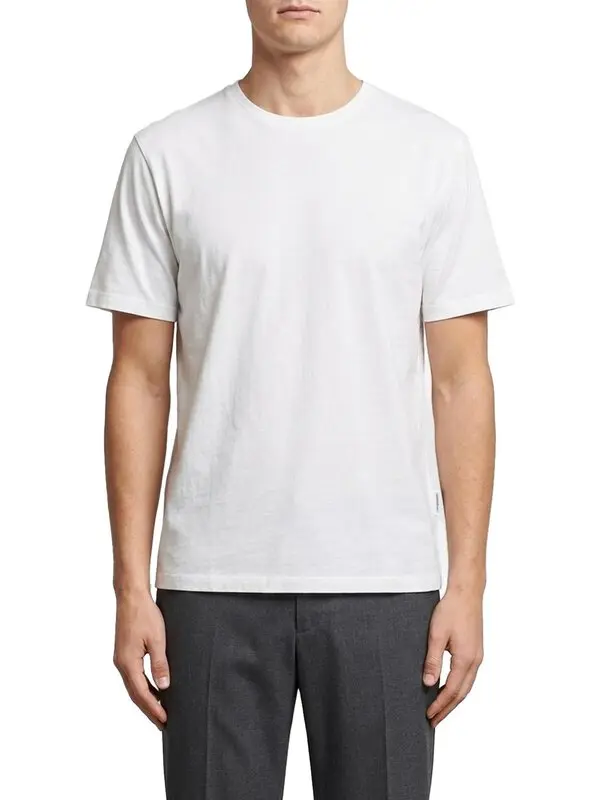 Our Legacy Organic Cotton T-shirt With Applied Chest Logo - White
