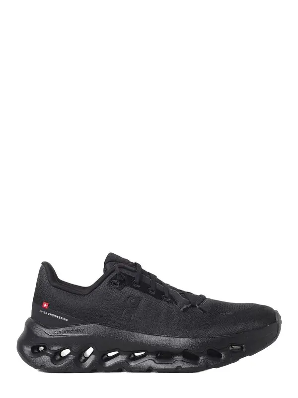 On Cloudtilt Mesh Lace-up Sneakers - Black