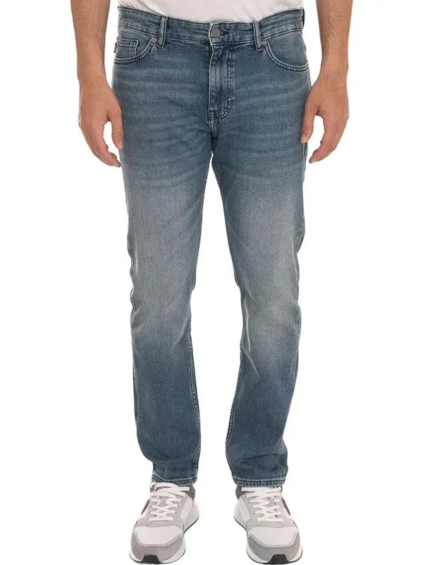 BOSS Slim Fit Skinny Jeans In Cotton - Denim